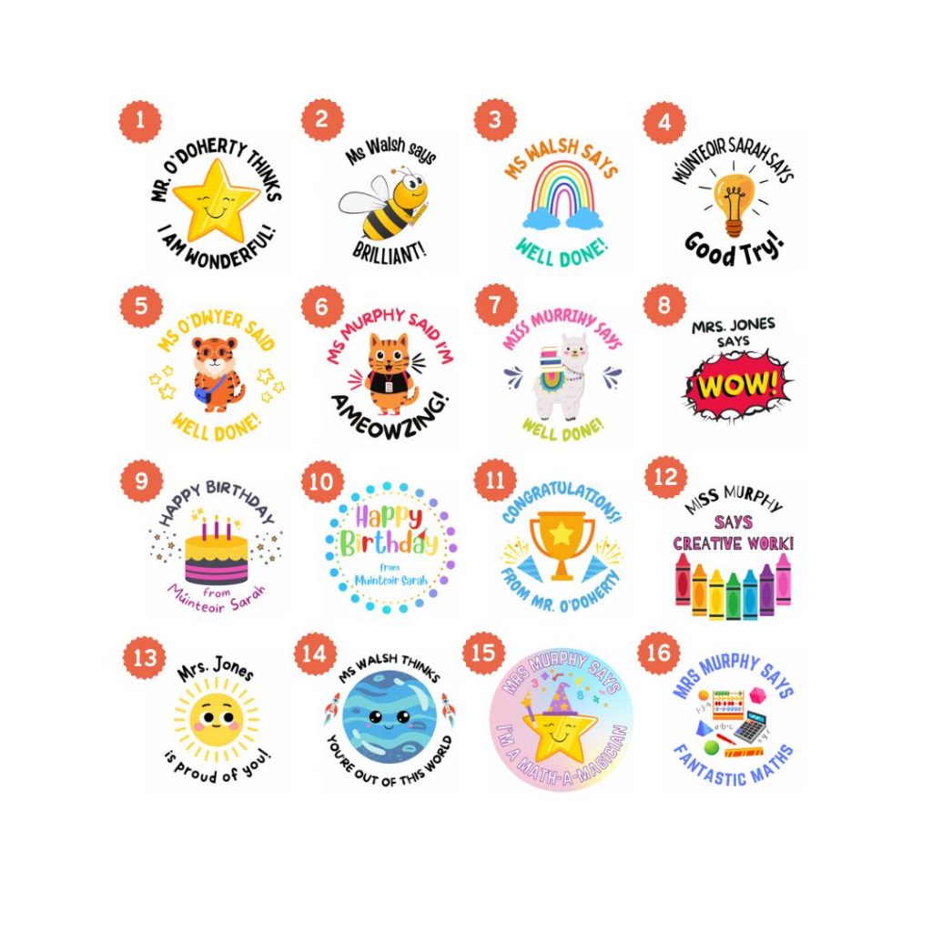 Personalised Stickers – Mol an Óige