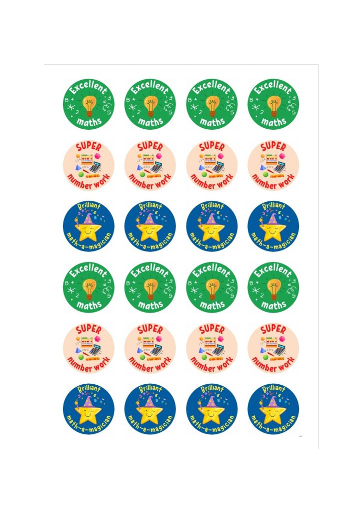 Maths Stickers – Mol an Óige