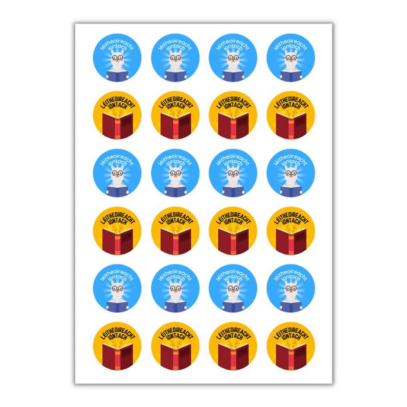 Great reading Stickers Leitheoireacht iontach Greamain – Mol an Óige