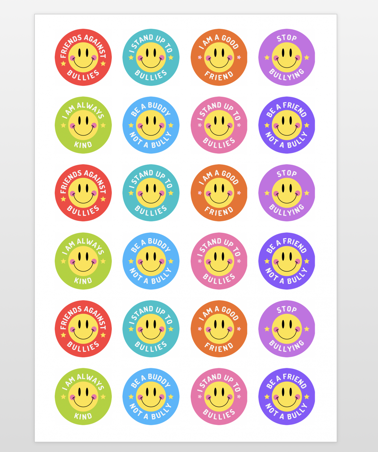 Anti-bullying & Kindness Stickers – Mol an Óige