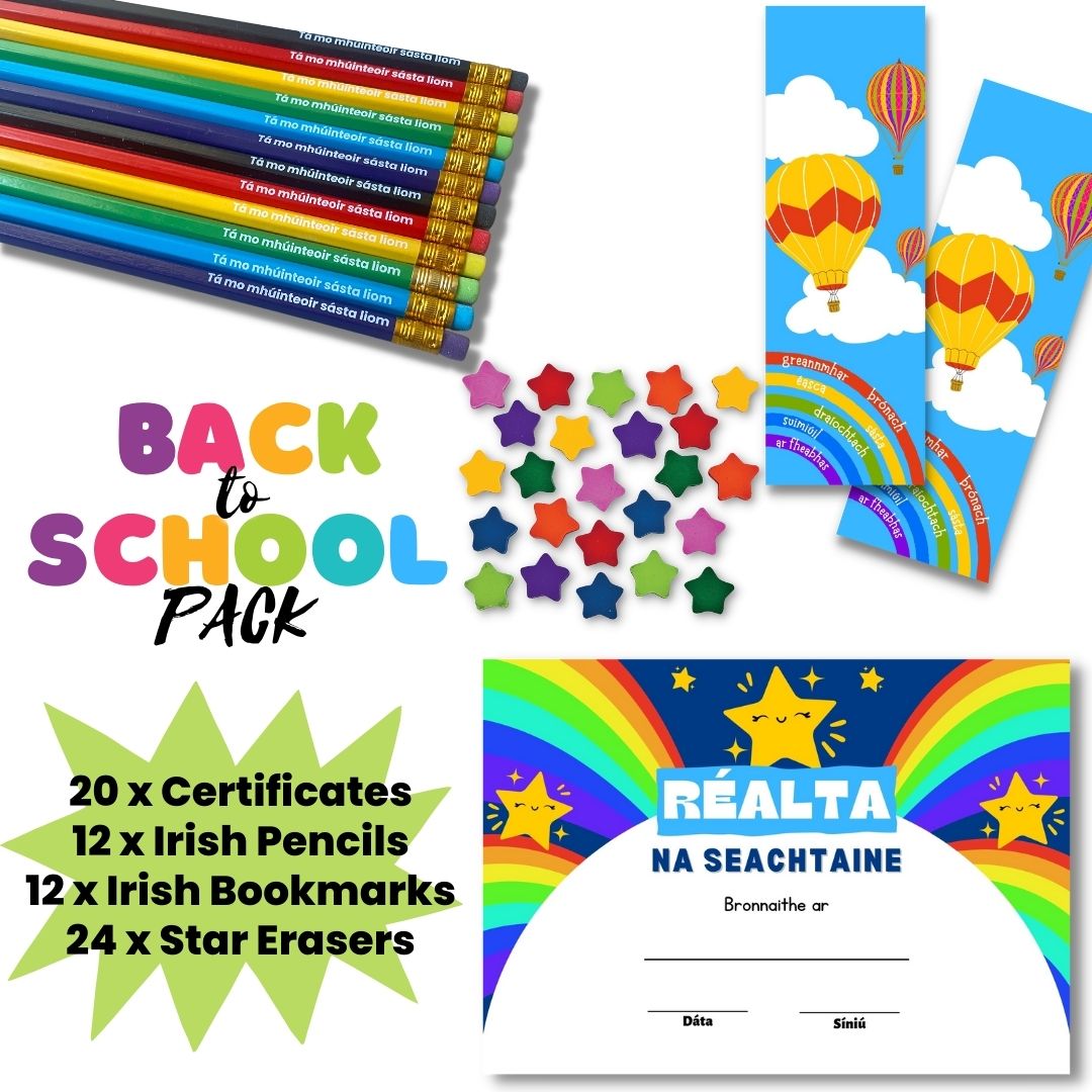 BACK TO SCHOOL STATIONERY PRIZE BOX – Mol an Óige