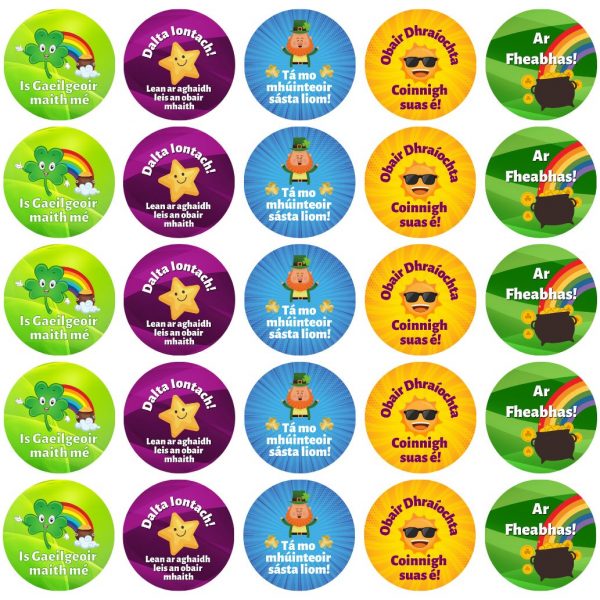Irish Teacher’s Reward Stickers – Mol an Óige