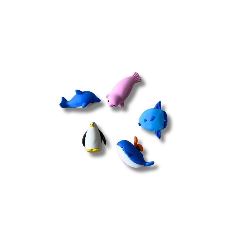 Sea Animals Puzzle Erasers – Mol an Óige